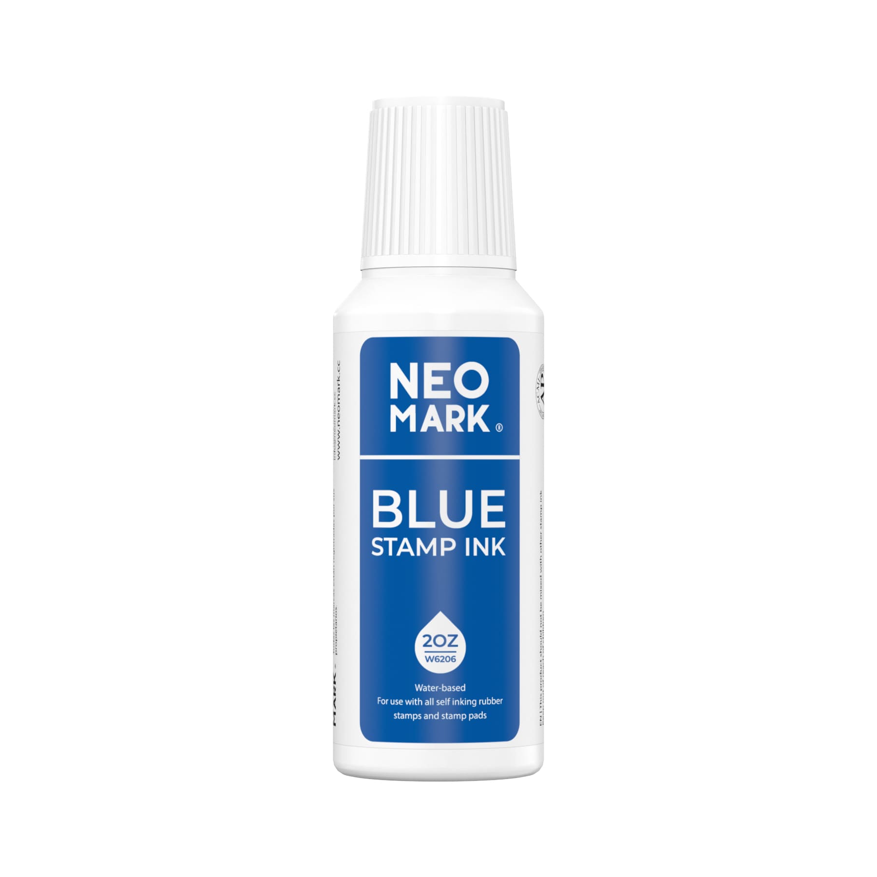 Neo Mark Blue Premium Stamp Ink AP-Certified Non-Toxic Refill Ink